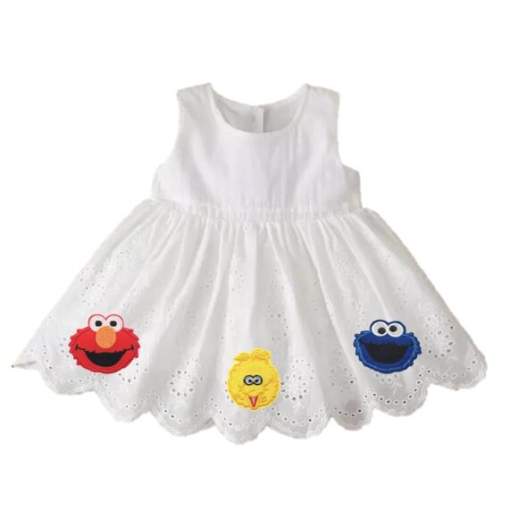 boutique | Dresses | Elmo Dress Birthday Cookie Monster Dress Clothes ...